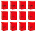Set of 12 Bins Landfill General Waste Bin 60 Liters ECOBINS Lids ...